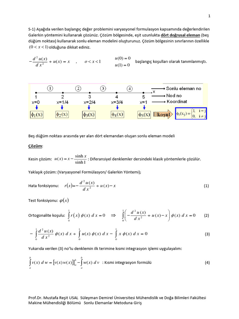 Analitik Cozum Ornek 1 | PDF