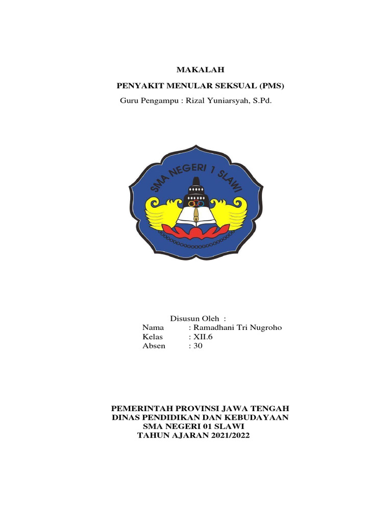 Ramadhani Tri Nugroho-Makalah PMS-dikonversi | PDF | Pengembangan Diri