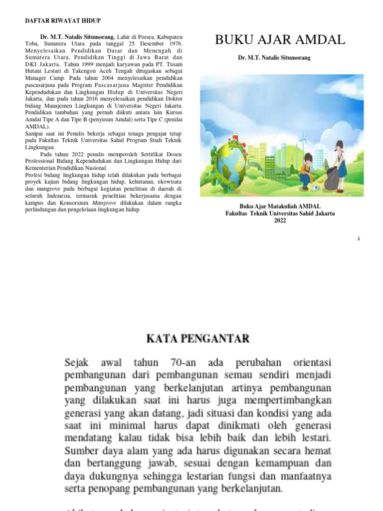 Buku Ajar Amdal | PDF | Seni | Sains & Matematika