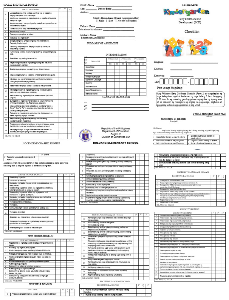 ECD Edited 2023 24 | PDF
