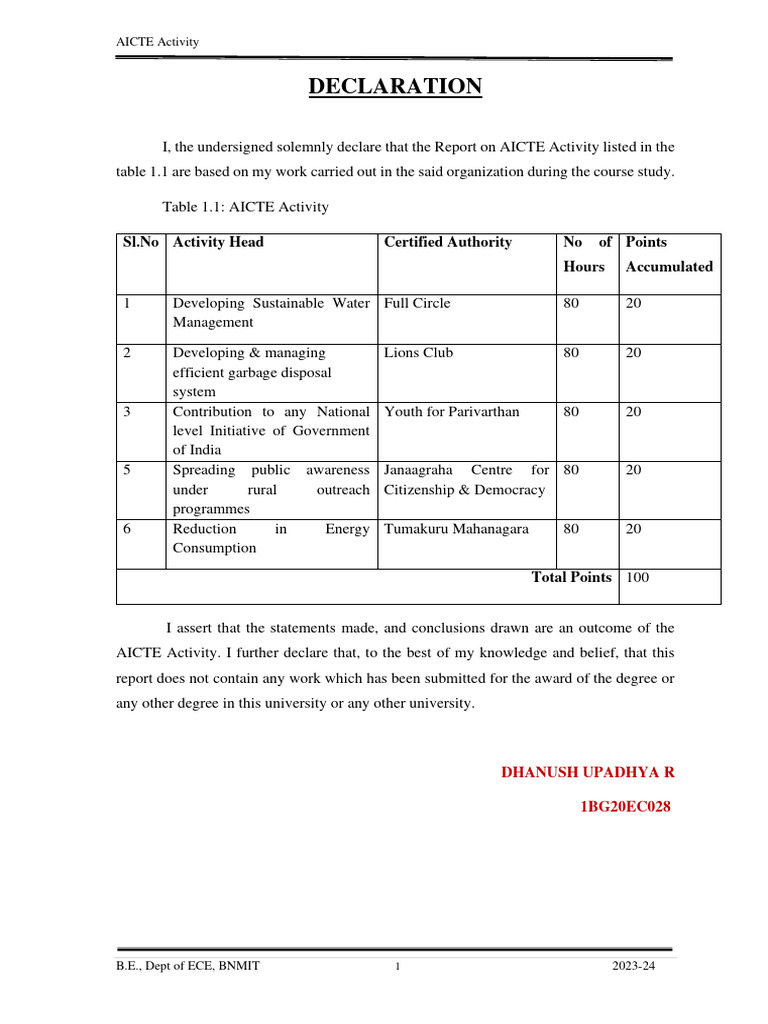 Aicte Report | Download Free PDF | Orphanage | Sustainability