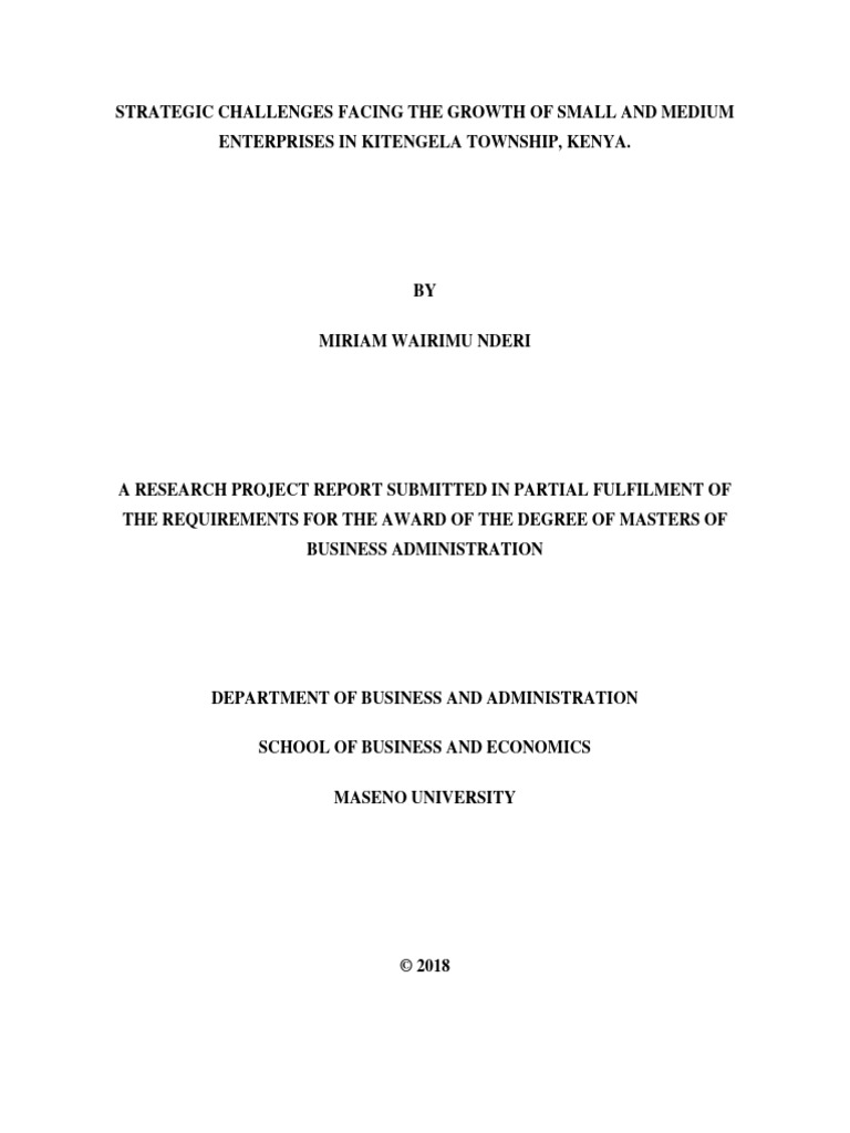 Project-Miriam Updated 2nd Nov | PDF | Small And Medium Sized ...