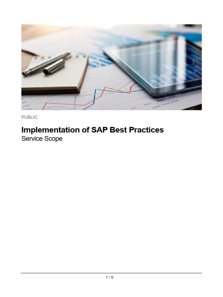 Implementation of SAP Best Practices - ECS - Scope (BASIC - 1.8.14) | PDF | Scope (Computer ...