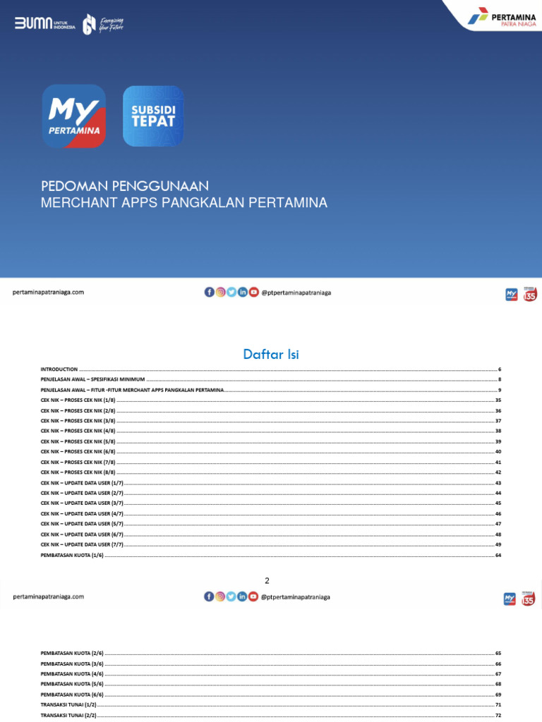 Guidebook - Merchant Apps Pangkalan Pertamina - 2405 - 240509 - 141630 | PDF