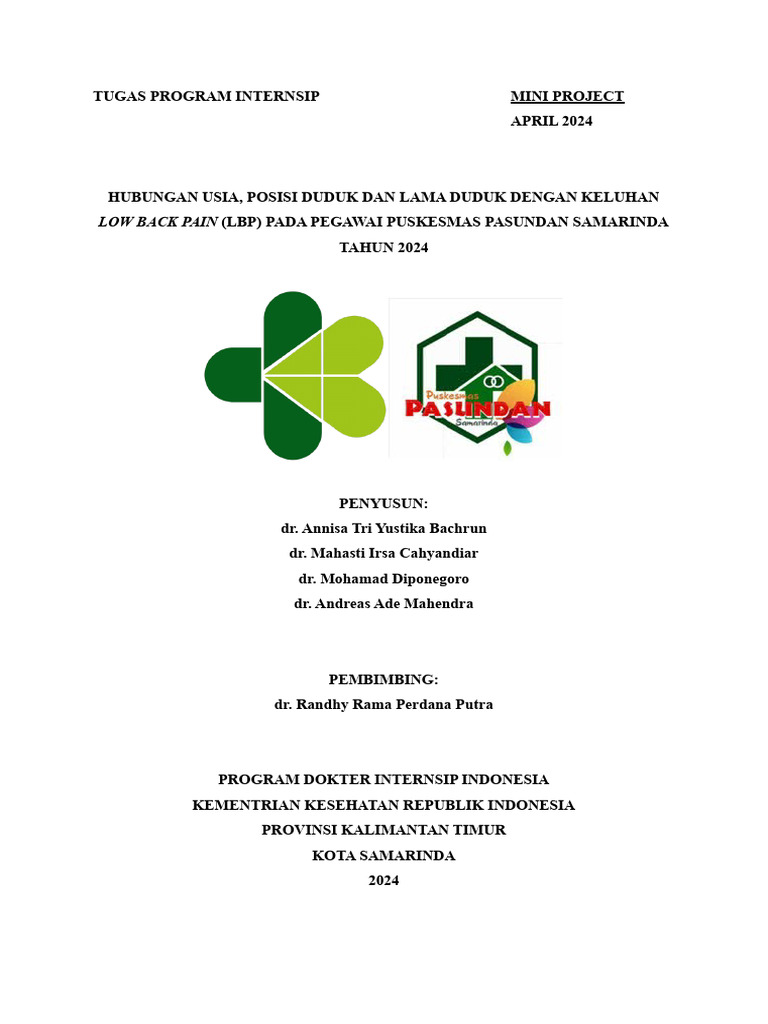 MINIPRO Kelompok Fix | PDF | Pengembangan Diri | Sains & Matematika