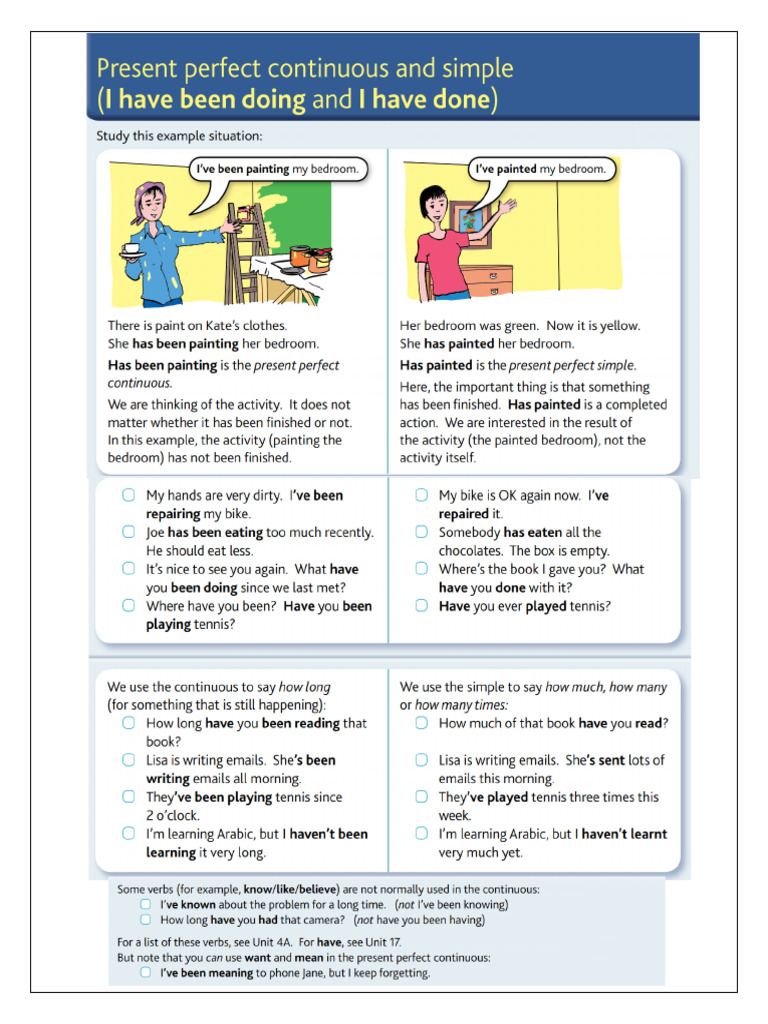 Present Perfect and Con | PDF | Syntax | Linguistic Morphology