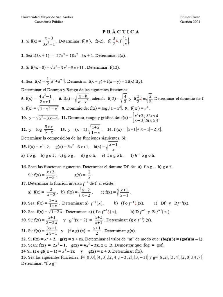 Practica Funciones | PDF | Ajedrez