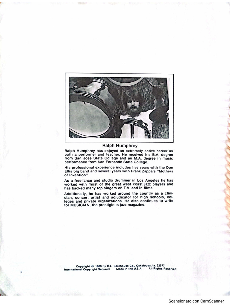 Even in The Odds - Ralph Humphrey-3-4 | PDF