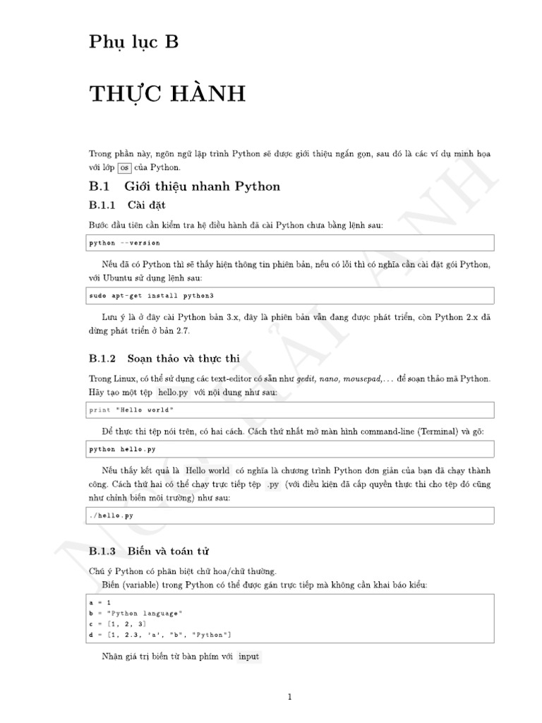 Python Language | PDF