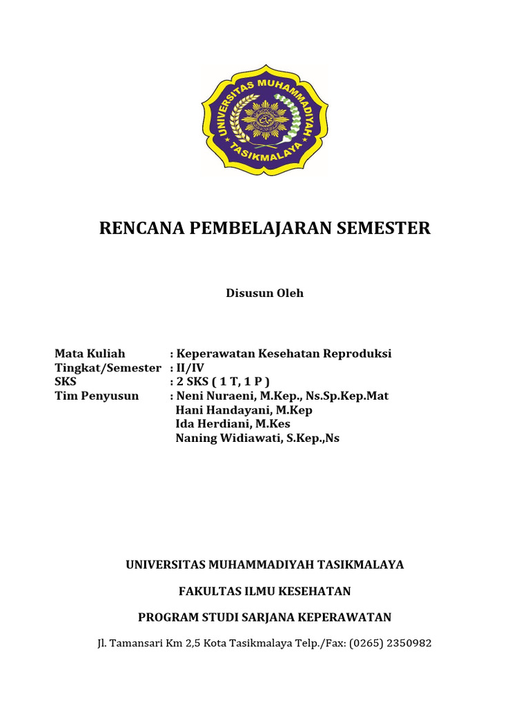 RPS Kep KesPro S1 Genap - 2023-2024 | PDF | Kesehatan Holistik | Sains & Matematika