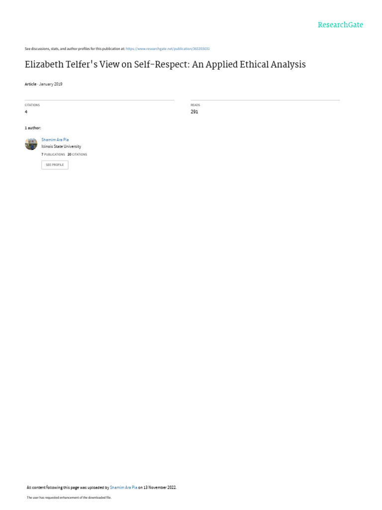 Artical 2 | PDF | Self Esteem | Autonomy