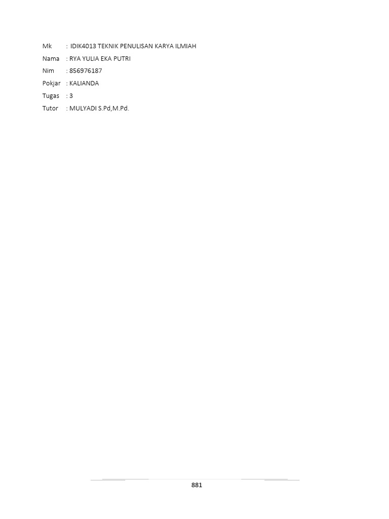 Atm Jurnal Rya Yulia Eka Putri | PDF