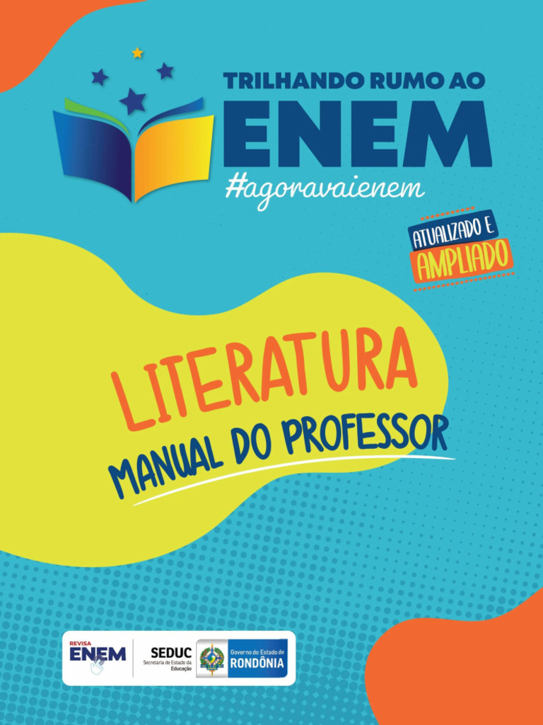 Trilhando Rumo Ao Enem Literatura Manual Do Professor | PDF