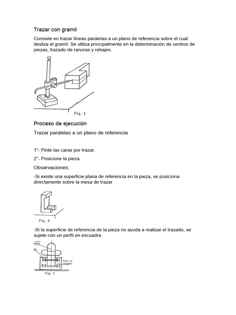 Trazar Con Gramil | PDF