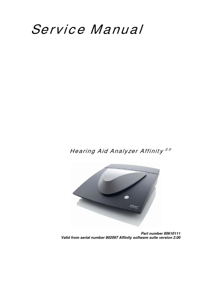 Affinity Service Manual | PDF