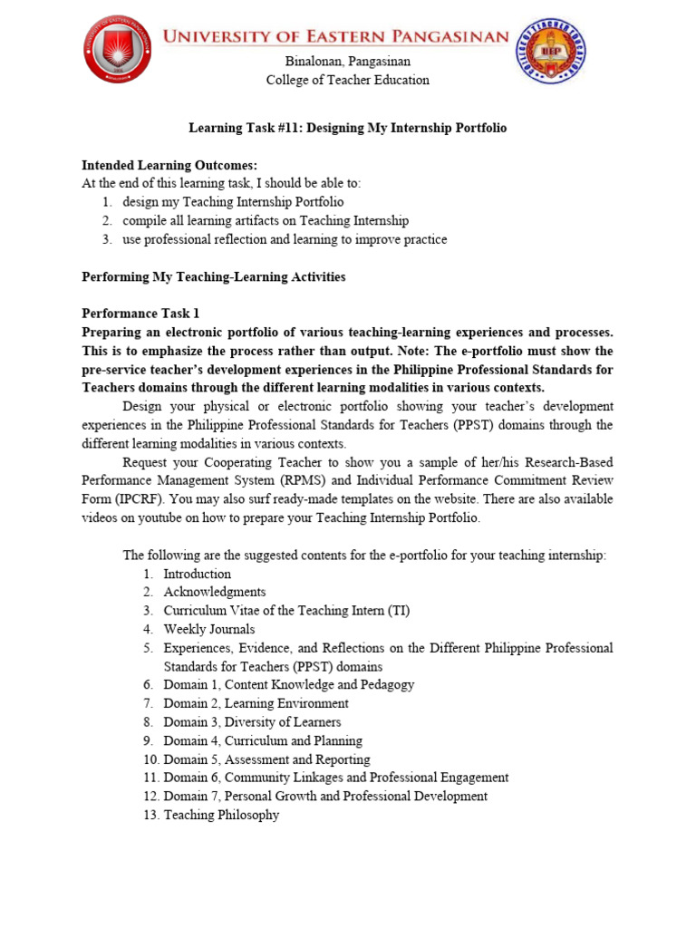 TOGUPEN JEREMY R. - Learning Task #11 - Designing My Teaching ...
