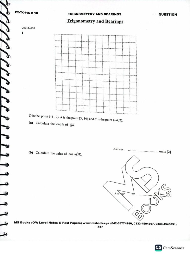 Trigonometry and Bearings | PDF