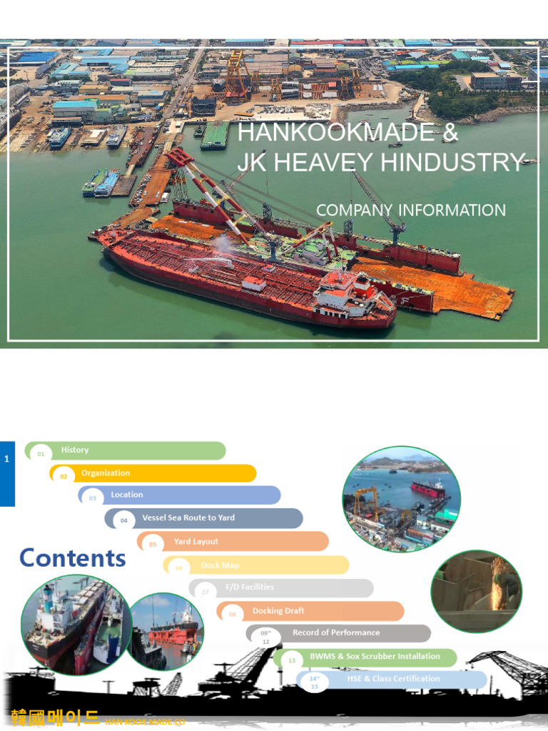 Hankook Made Shipyard | PDF | Oil Tanker | Crane (Machine)