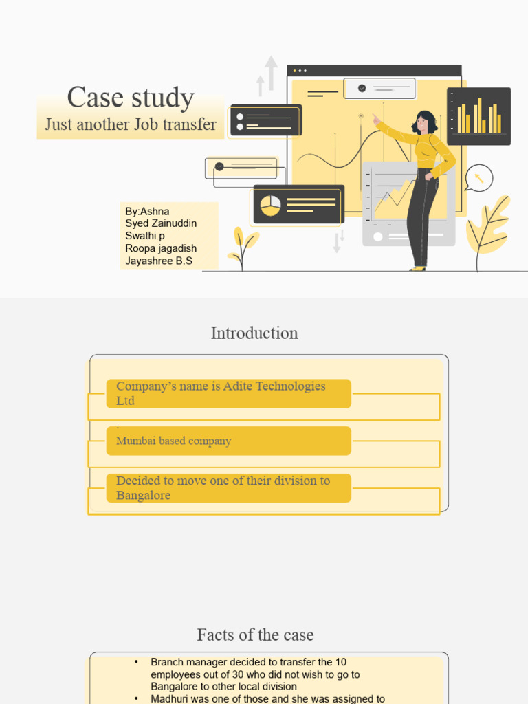 Case Study: Just Another Job Transfer | Download Free PDF | Mentorship | Applied Psychology