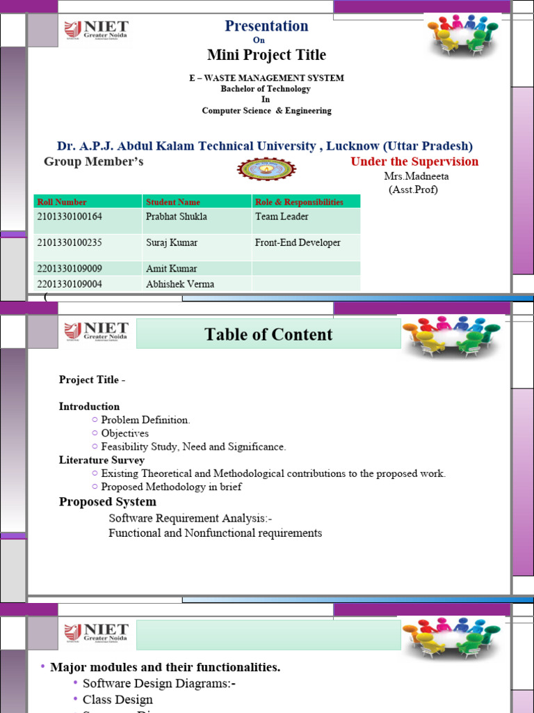 Final Mini Project Presentation 2023 24 | PDF | Electronic Waste ...