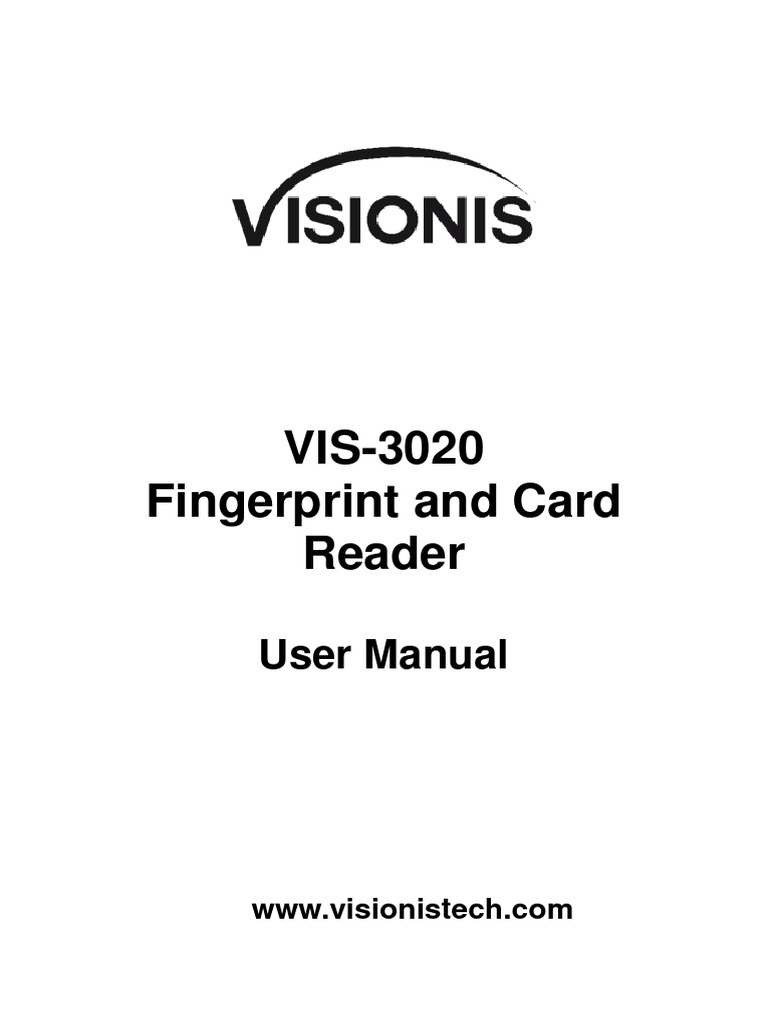 VIS 3020 Manual VISIONIS | PDF | Electromagnetic Interference | Radio