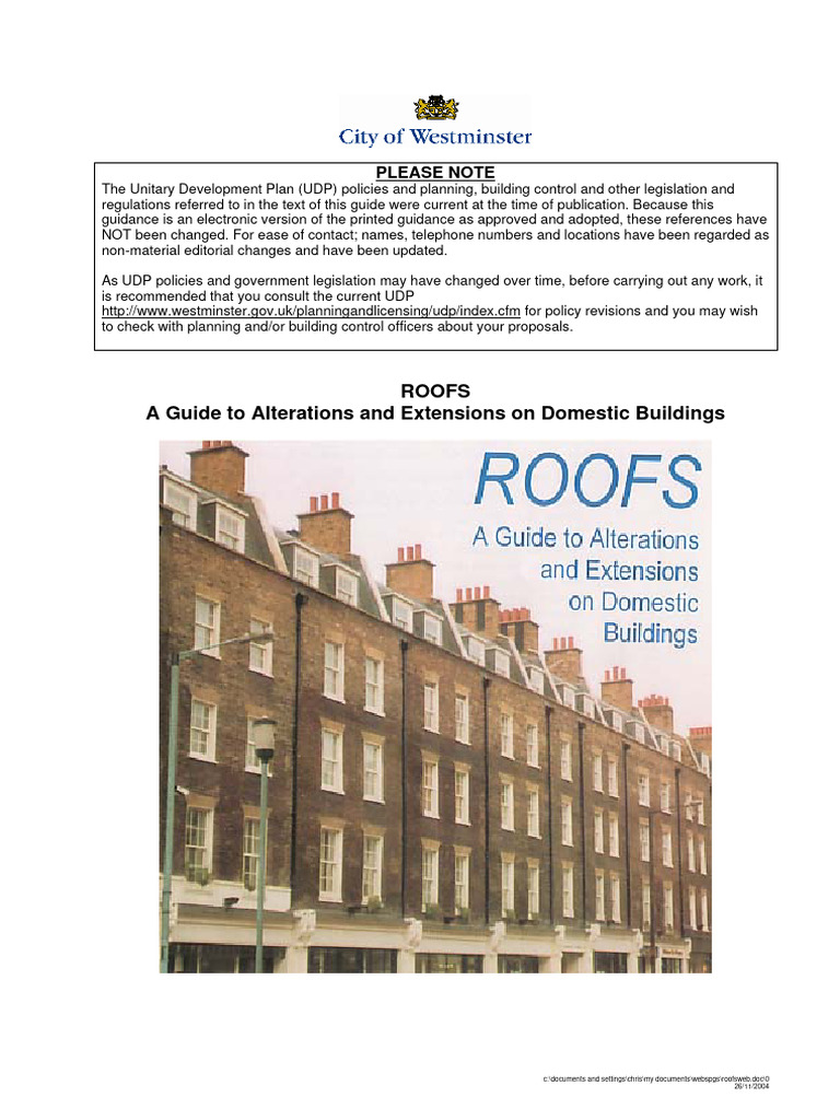 Roof Guide | PDF | Roof | Chimney