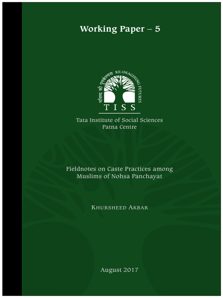 Caste Practices Among Nohsa Muslims | PDF | Caste | Sheikh