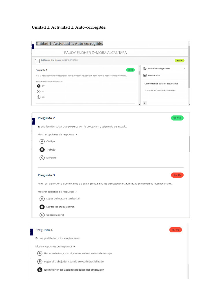 Unidad 1. Actividad 1. Auto-Corregible. | PDF Unidad 1. Actividad 1. Auto-Corregible. | PDF