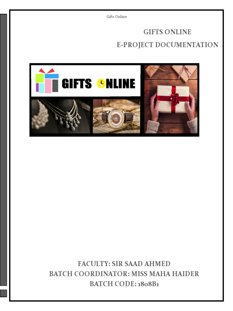 E-Project Documentation | PDF | World Wide Web | Internet & Web