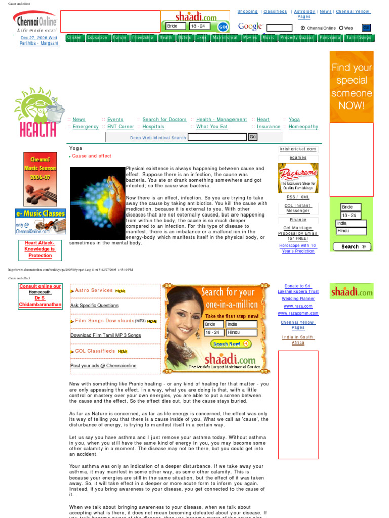 Cause and Effect | PDF