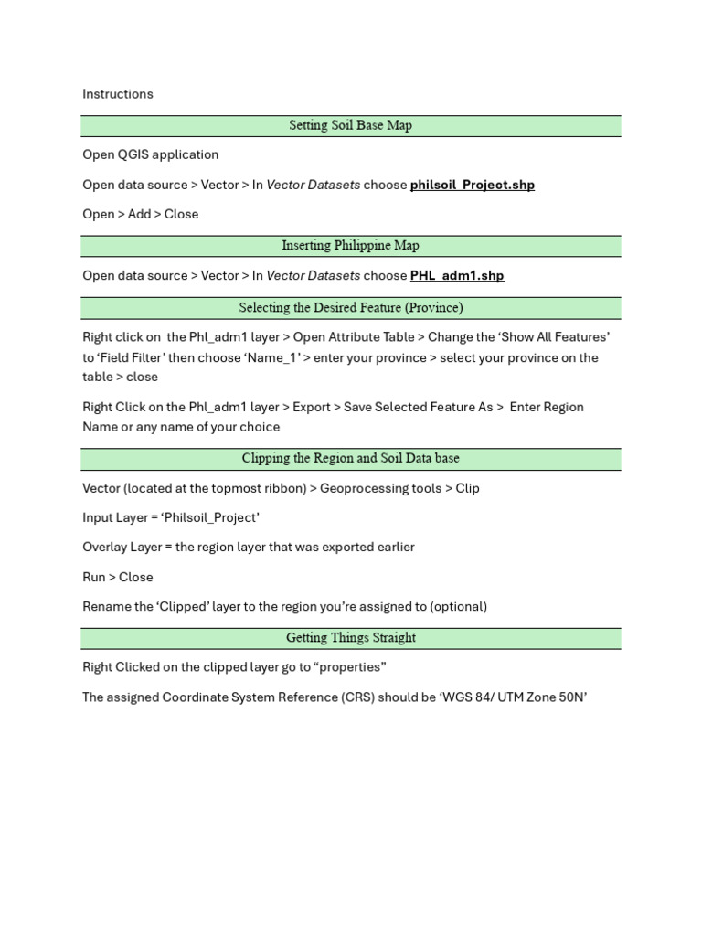 Steps-kung-papano-gumawa-ng-soil-map | PDF