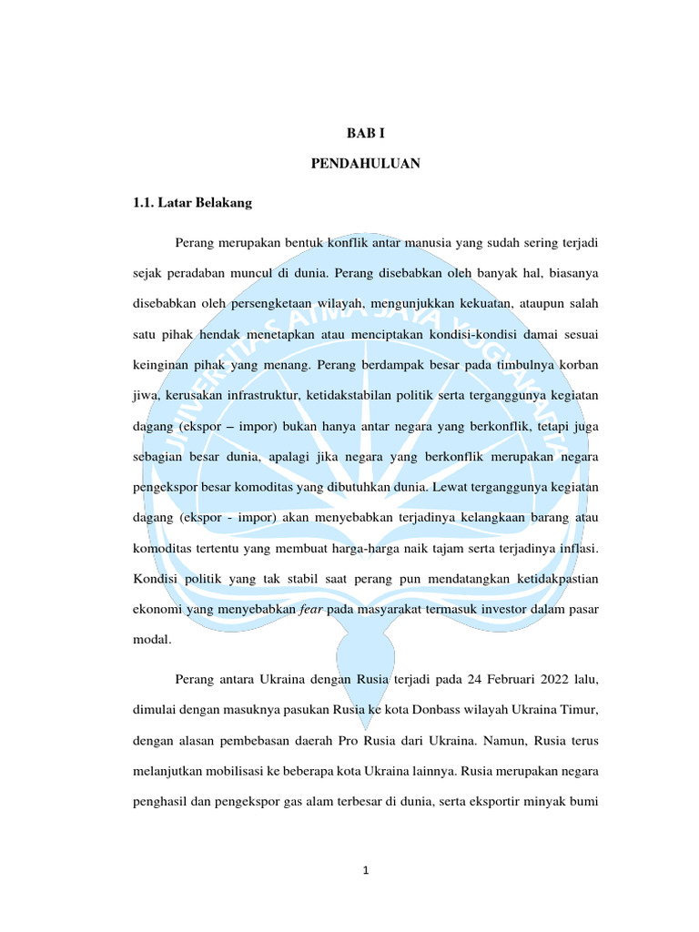 contoh bab 1 (2) | PDF