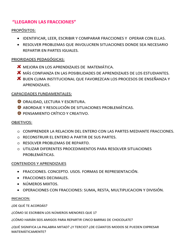 Fracciones Mayo Junio 5to d | PDF | Números | Matemática Elemental