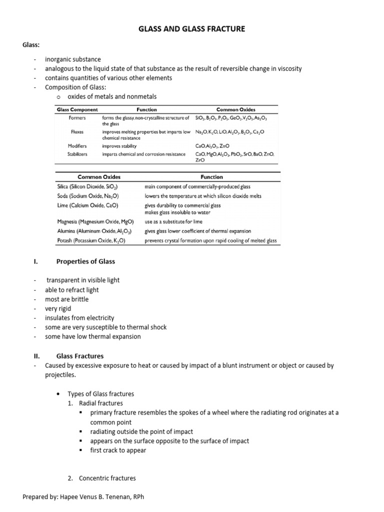 Glass and Glass Fracture | Download Free PDF | Fracture | Glasses