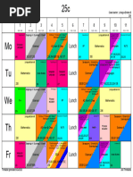 7B Class Timetable 2023-2024 | PDF