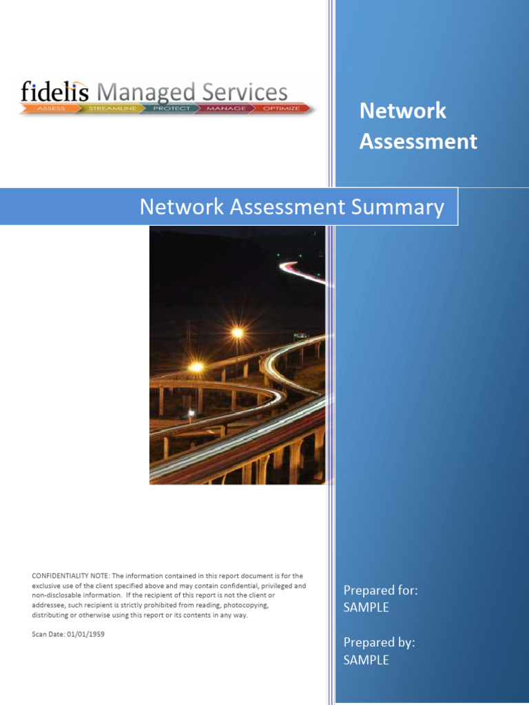 Network Assessment Sample | PDF | Security | Computer Security