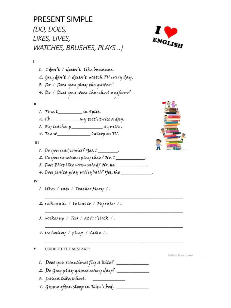 Present Simple | PDF