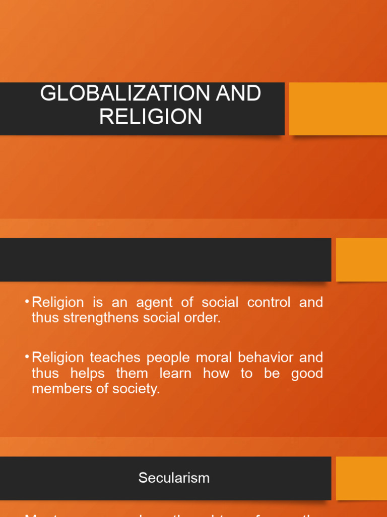 Globalization and Religion | PDF | Age Of Enlightenment | Rationalism