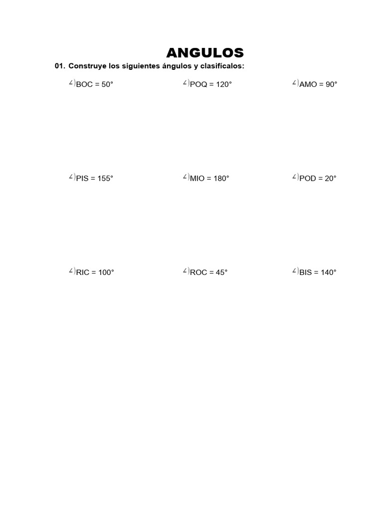 Ficha Angulos Matías | PDF