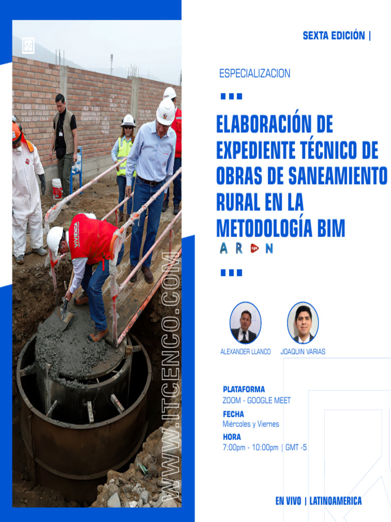 Elaboración de Expediente Técnico de Obras de Saneamiento Rural en La ...