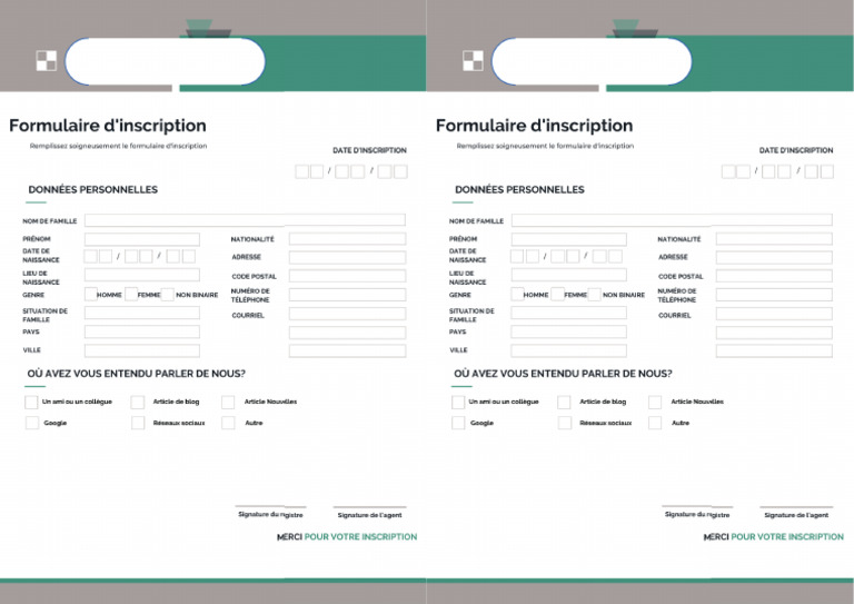 Remplir un formulaire | PDF