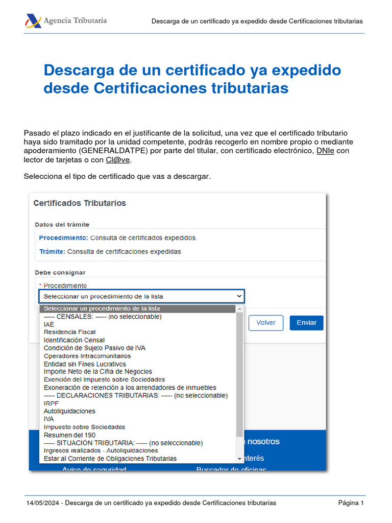 Descarga de Un Certificado Ya Expedido Desde Certificaciones ...