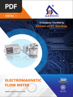 Electromagnetic Flow Meter Manual | PDF | Flow Measurement | Power Supply