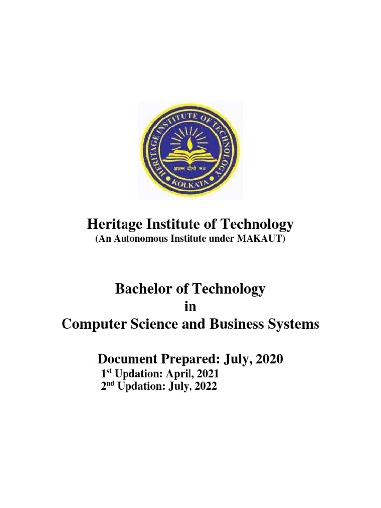 BTech CSBS Syllabus Aug-2022 | PDF | Matrix (Mathematics) | Vector Space