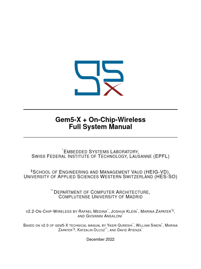 Gem5 X TechnicalManual Wireless | PDF | Computer File | Wireless Network