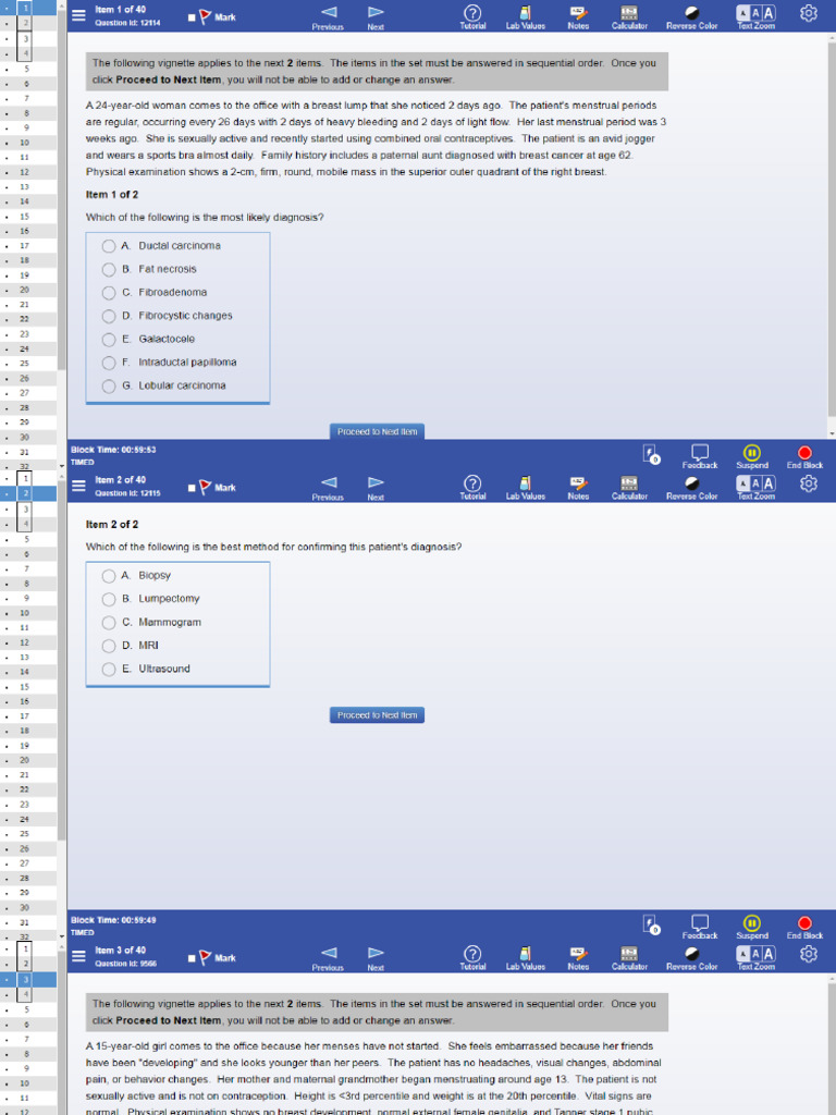 Block 5 (40) Female Reproductive System - Breast Qs | Download Free PDF | Causes Of Death ...