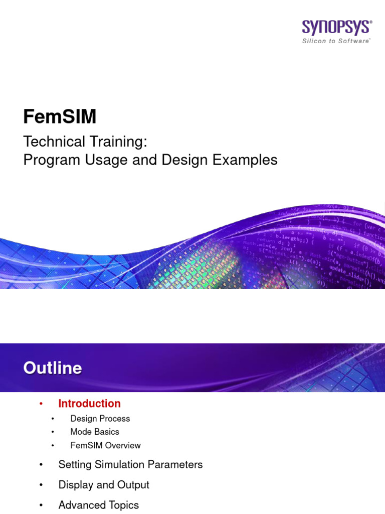 Rsoft FemSIM Training | PDF | Finite Element Method | Waveguide