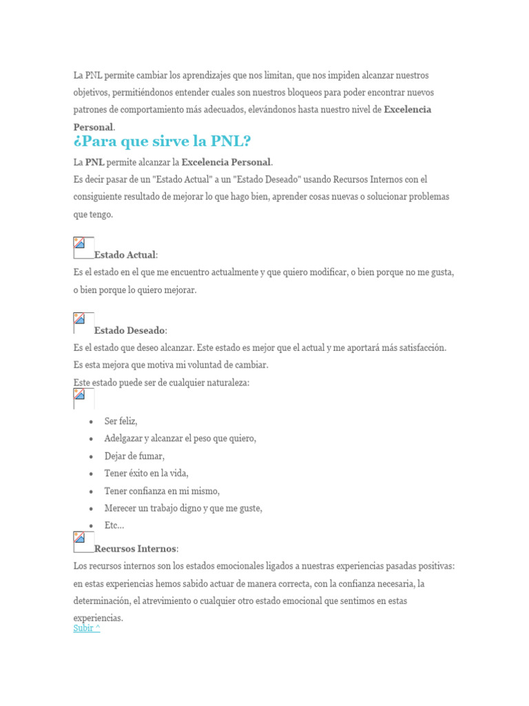 La PNL | PDF | Programación neurolingüistica | Sicología