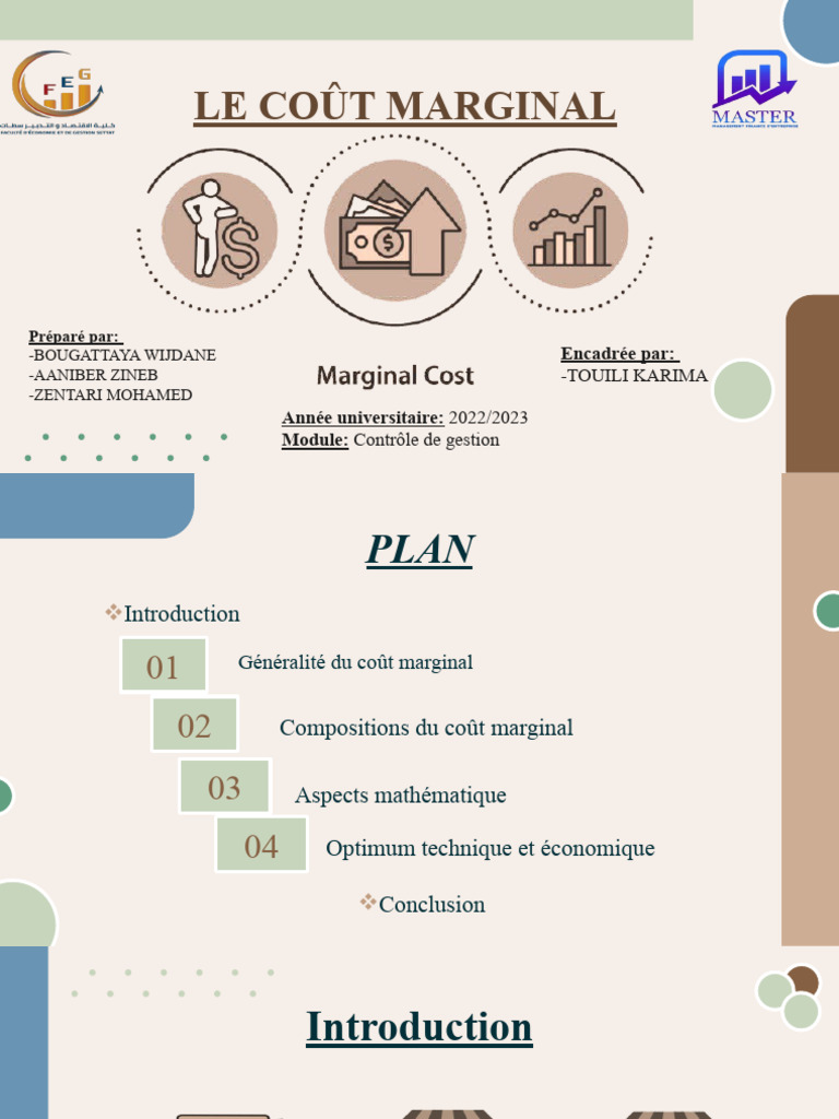 Controle de Gestion Final | PDF | Coût marginal | Production et fabrication