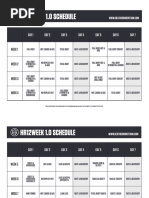 HR 12 Week Program | PDF | High Intensity Interval Training | Physical ...